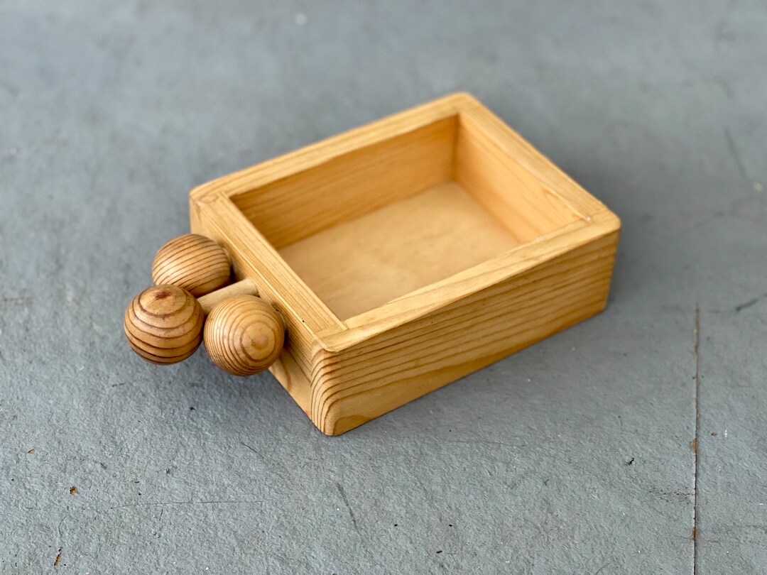 Vintage AARIKKA Finland Margarine Butter Block Cheese Holder Box Wooden ...