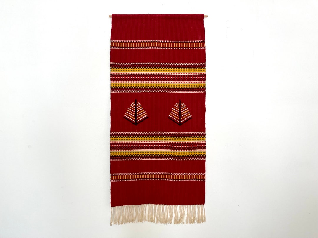 Vintage Scandinavian Weaving | Mid-century Modern Wall Textile | Woven ...