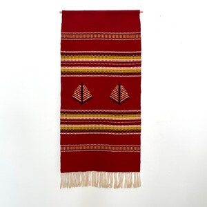 Vintage Scandinavian Weaving | Mid-century Modern Wall Textile | Woven ...