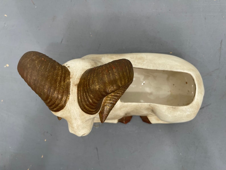 Vintage Ceramic Pottery Bowl Planter Goat Mid-century Modern - Etsy