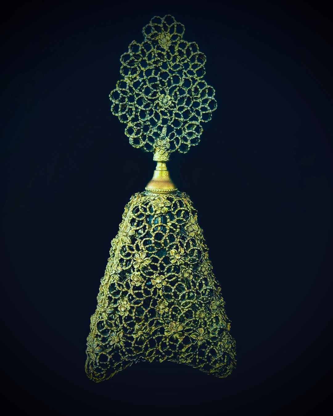 Midcentury HOLLYWOOD REGENCY Perfume Bottle | Vintage Ormolu Refillable ...