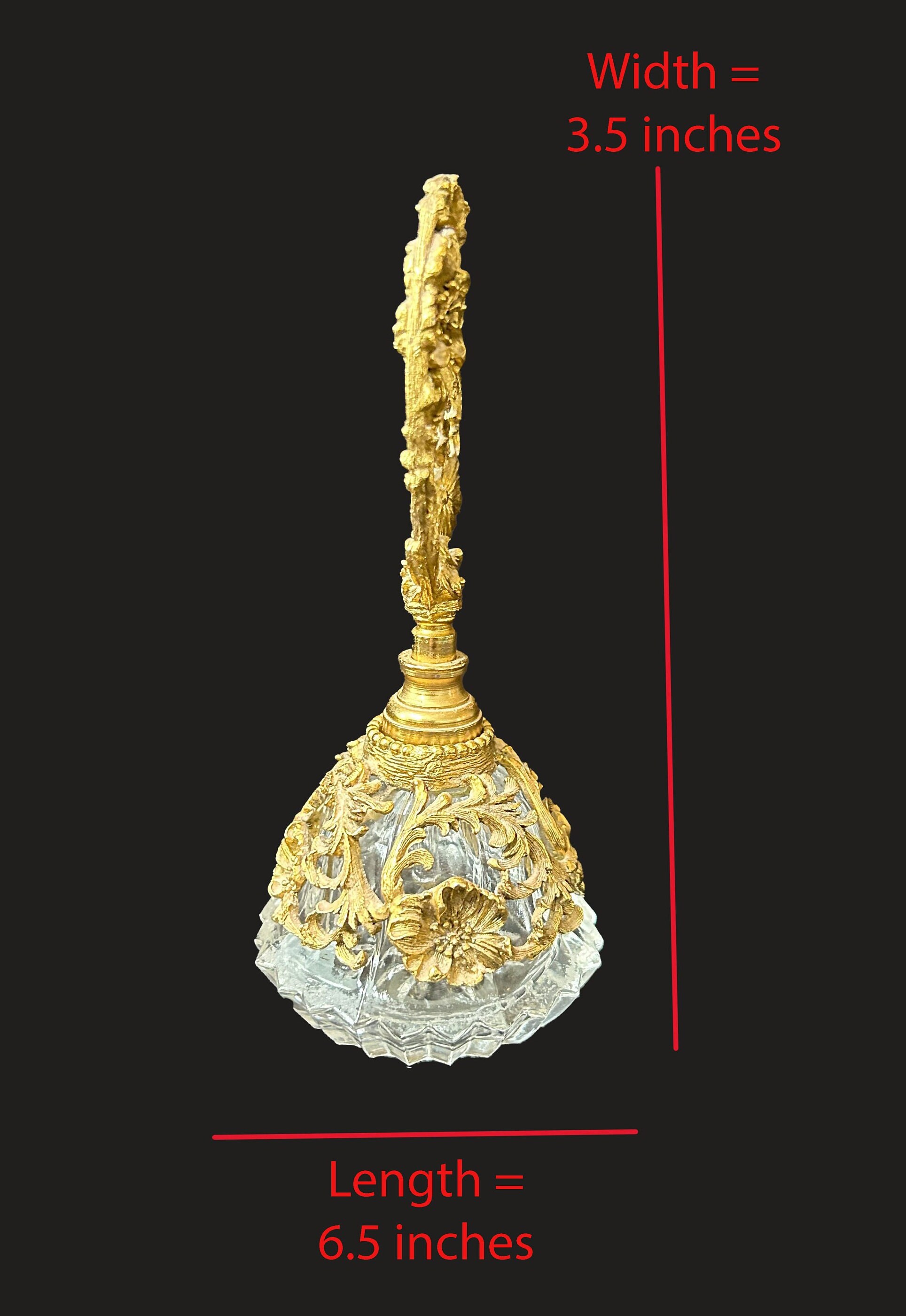 Midcentury MATSON Perfume Bottle Vintage Ormolu Gold Perfume Bottle ...