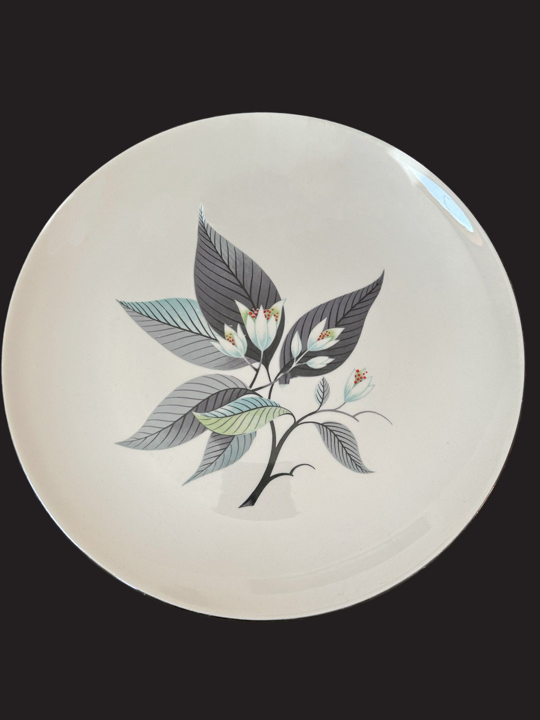 MIDCENTURY Dinnerware Dinner Plates Set of 4 | MCM Vintage Collectible ...