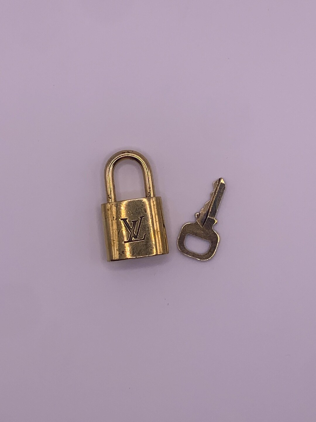 LOUIS VUITTON - Vintage Brass Lock and Key Set # 307 - Etsy
