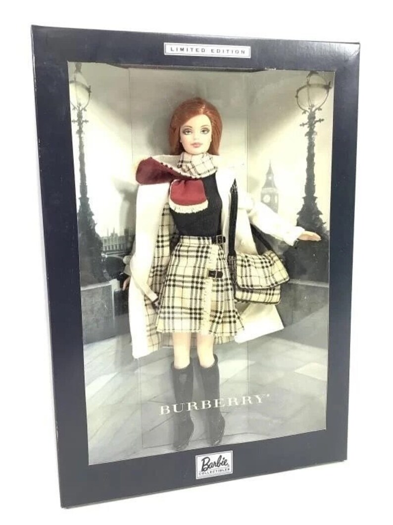 BARBIE Burberry Barbie 2000s Limited Edition Doll - Etsy