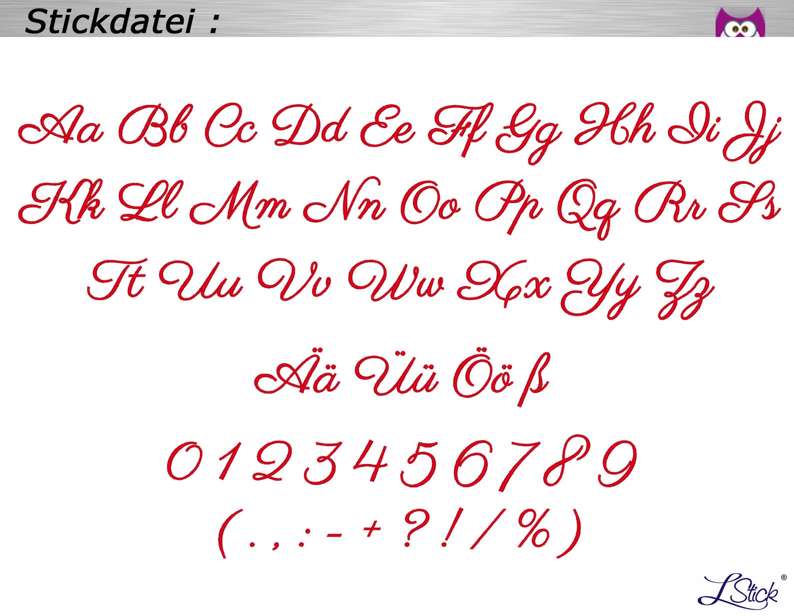 Embroidery File ABC Schönschrift Nr-3 Embroidery Pattern - Etsy