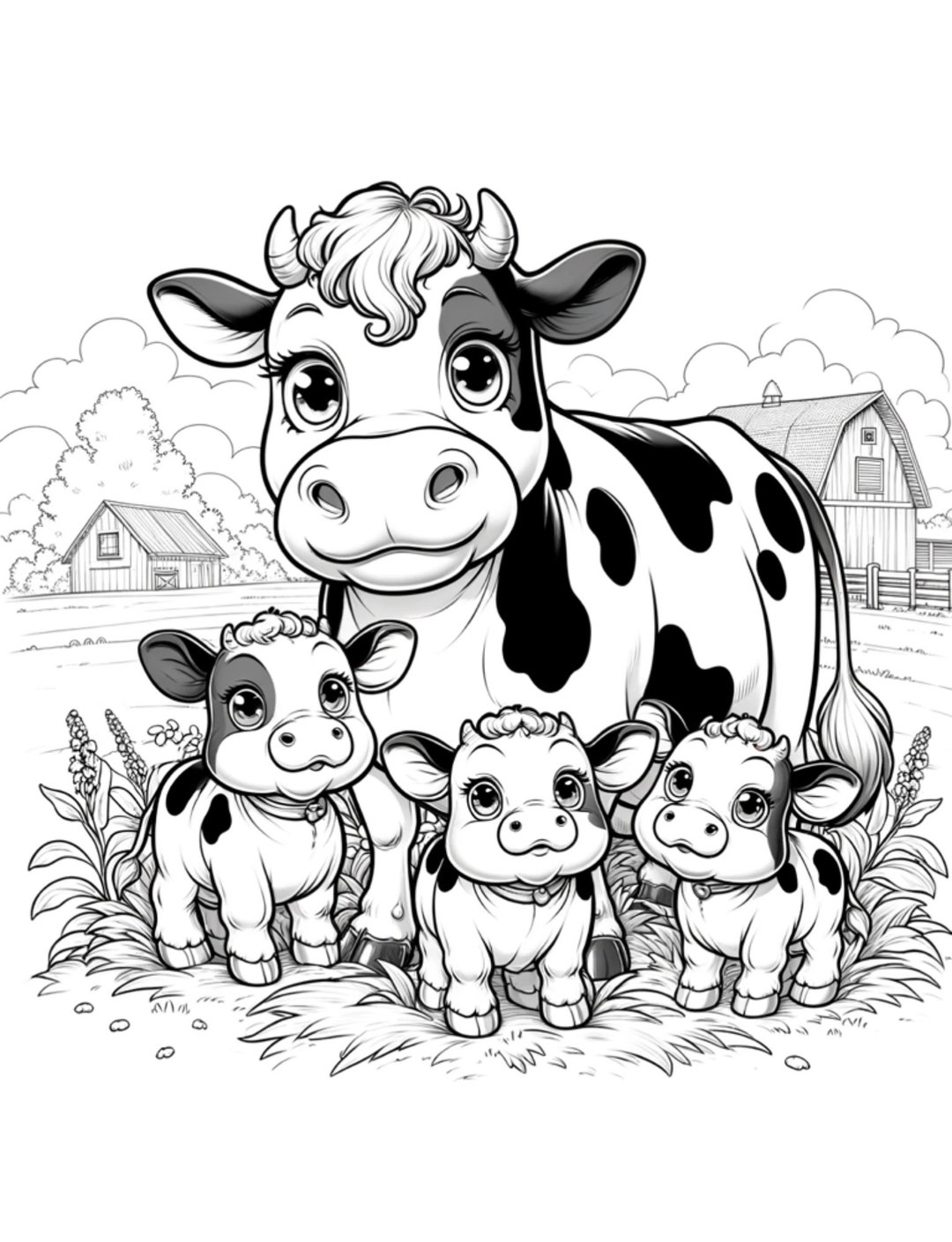 Rustic Charm A Collection of 40 Countryside Coloring Pages Farm Life ...