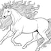 40 Majestic Horse Coloring Pages: Animal Art Therapy (digital ...