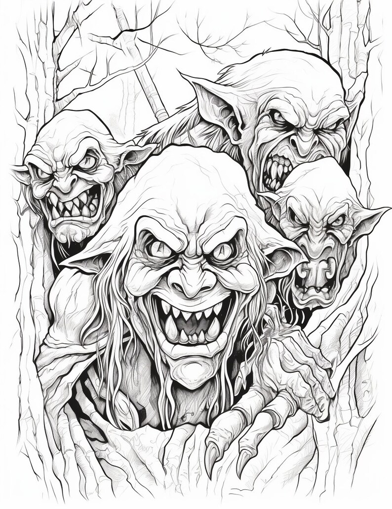 Colorful Goblins: A Collection of 40 Charming and Creative Coloring ...