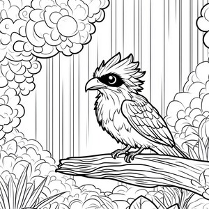 Feathered Friends Coloring Collection: 40 Gorgeous Bird Coloring Pages ...
