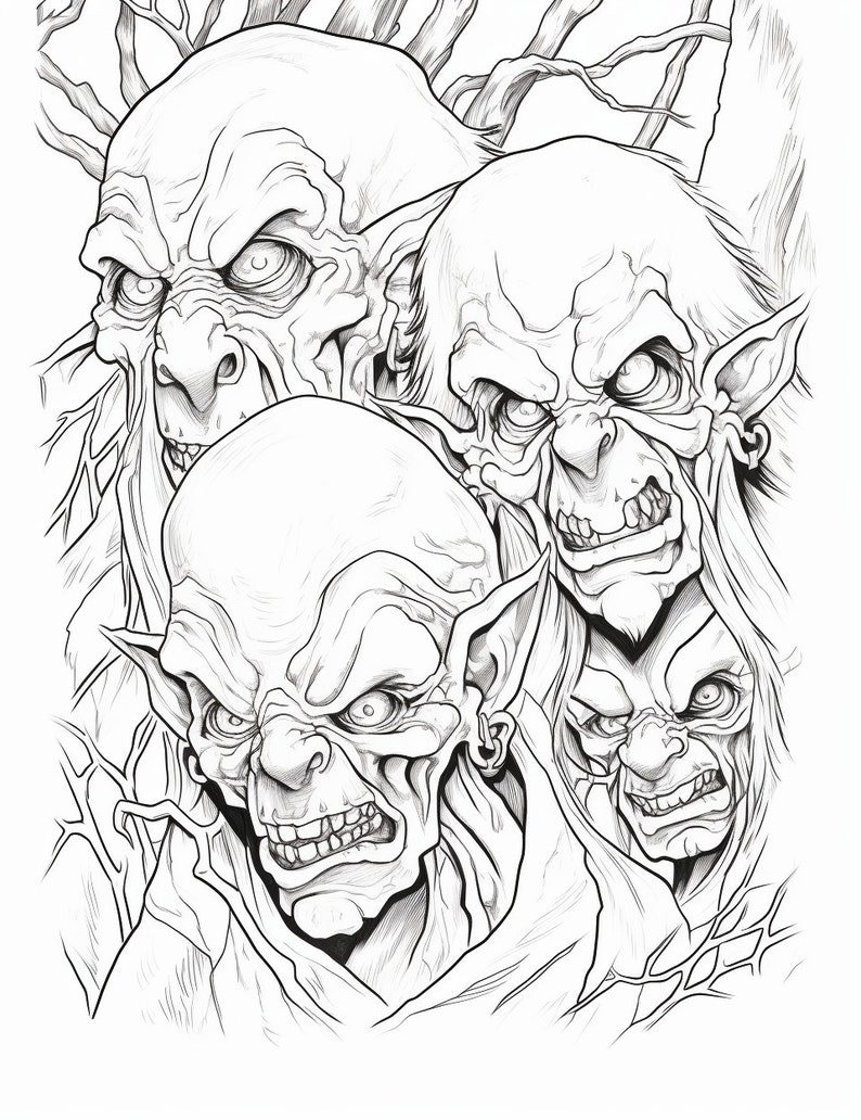 Colorful Goblins: A Collection of 40 Charming and Creative Coloring ...
