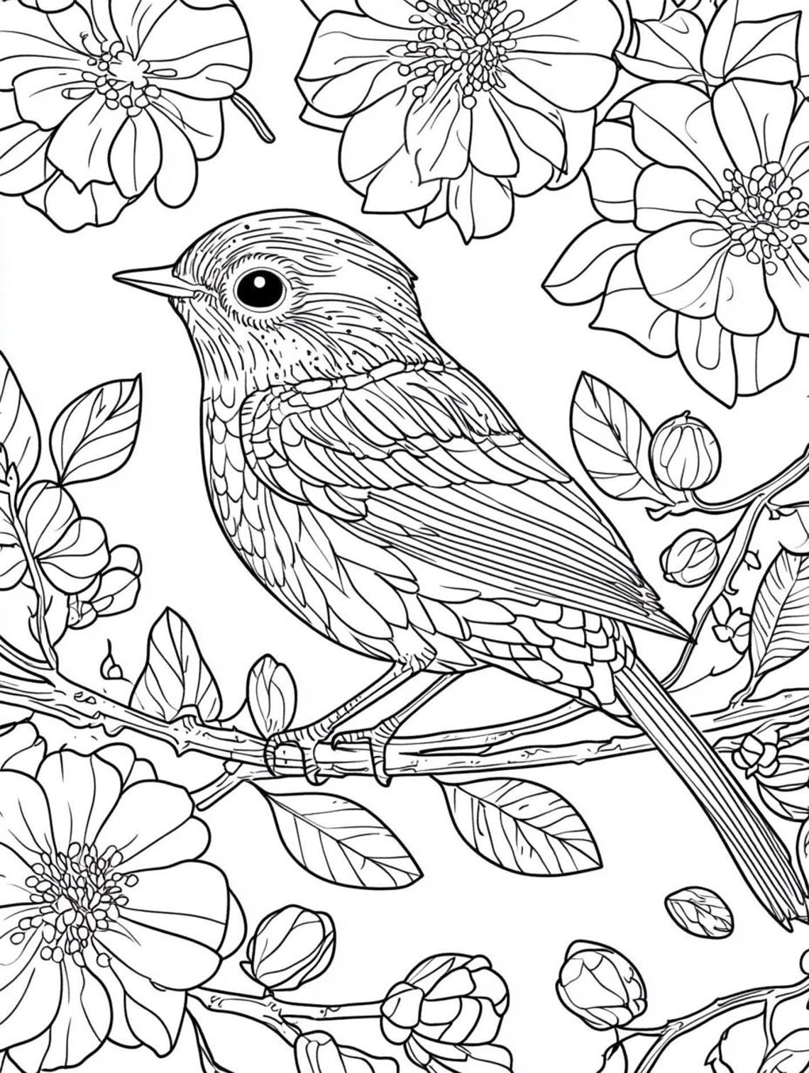 Bird Coloring Pages, Avian Illustrations (digital Download) - Etsy