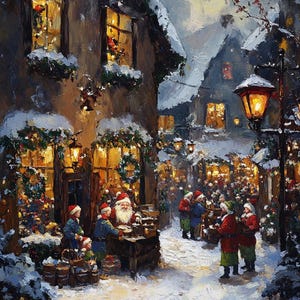 Five Magic Christmas Scenes the North Pole Chronicles Digital Download ...