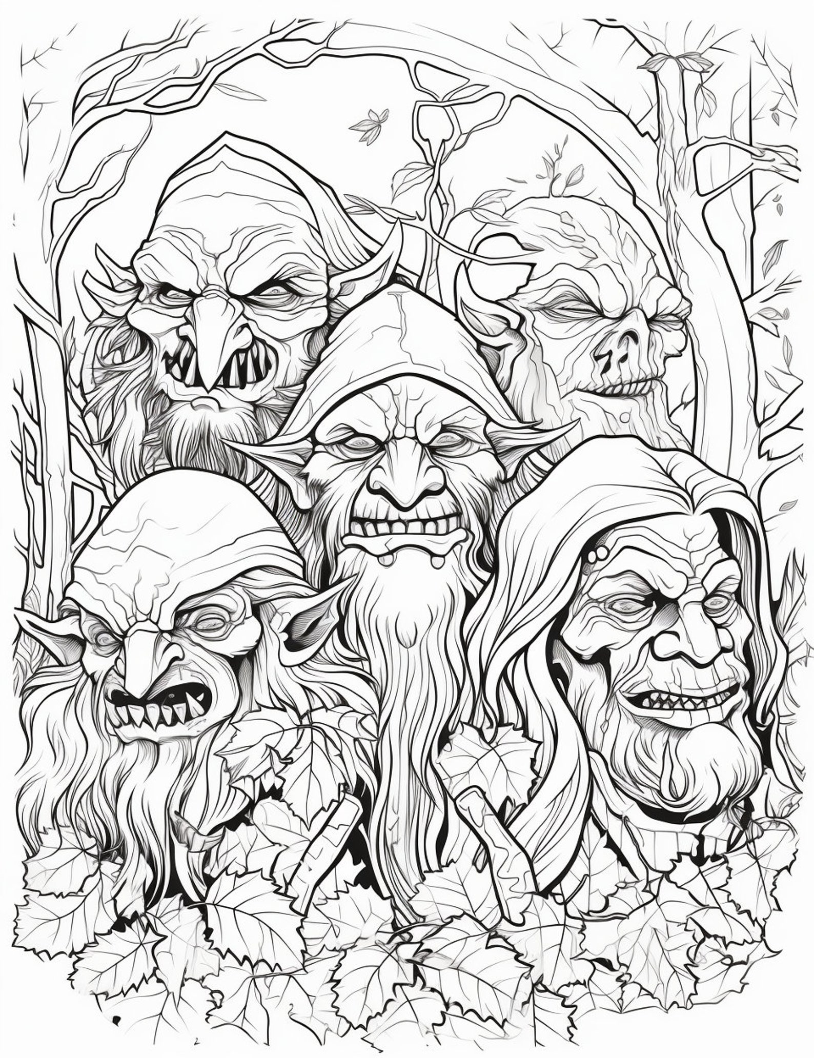 Colorful Goblins: A Collection of 40 Charming and Creative Coloring ...