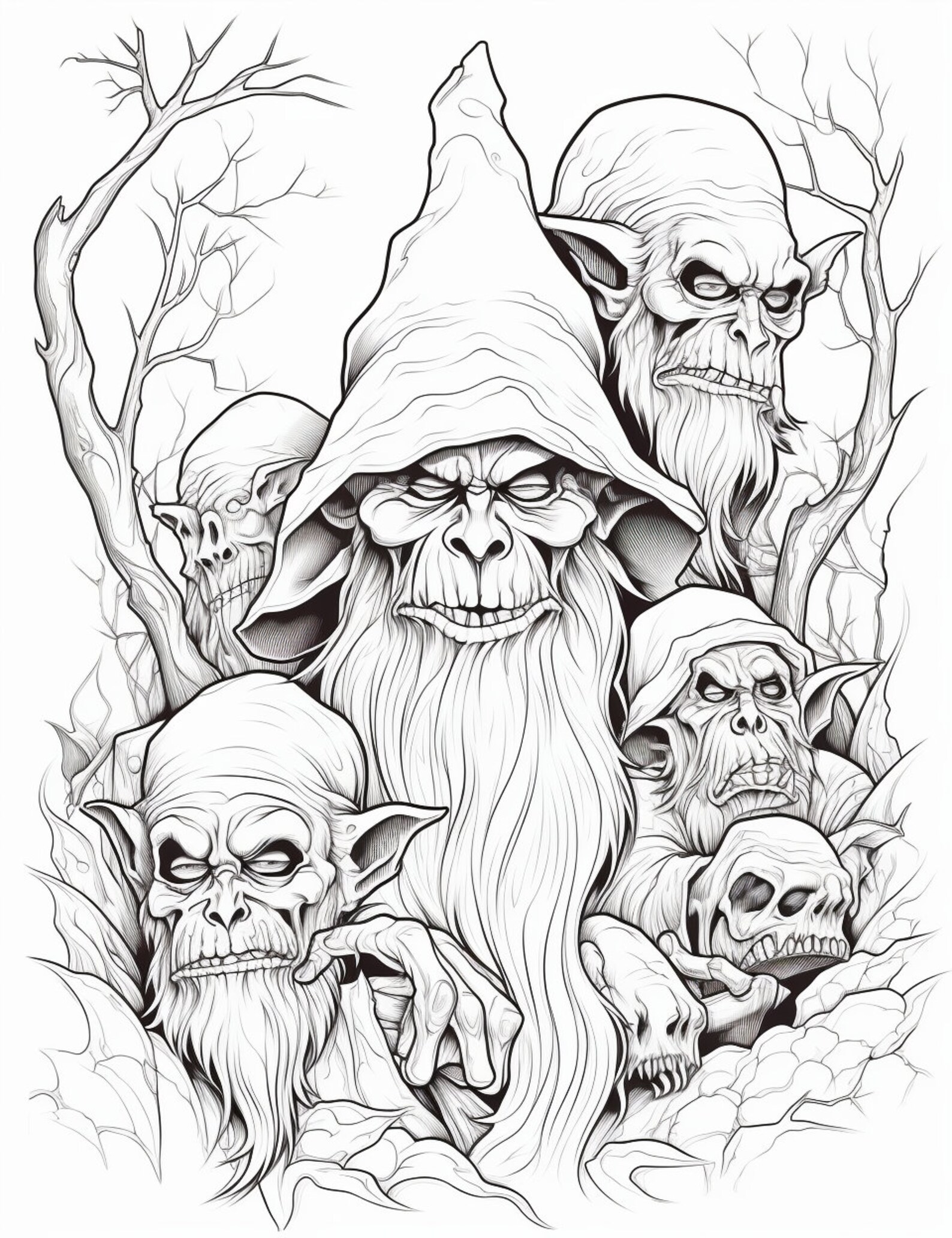 Colorful Goblins: A Collection of 40 Charming and Creative Coloring ...