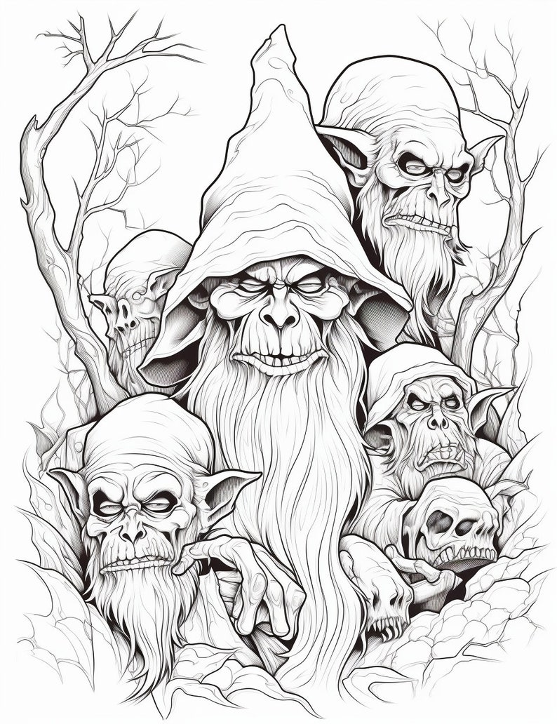 Colorful Goblins: A Collection of 40 Charming and Creative Coloring ...