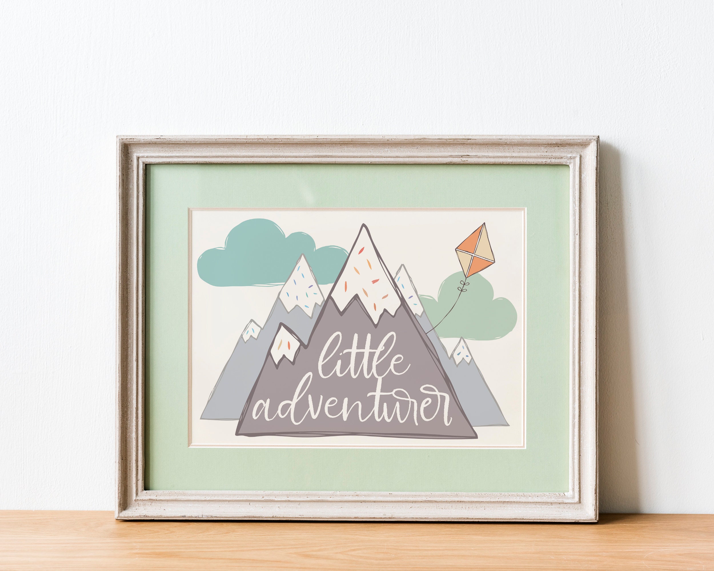 Little Adventurer Mountains Art Print 16x20, 11x14, 8x10, & 5x7 Unisex ...