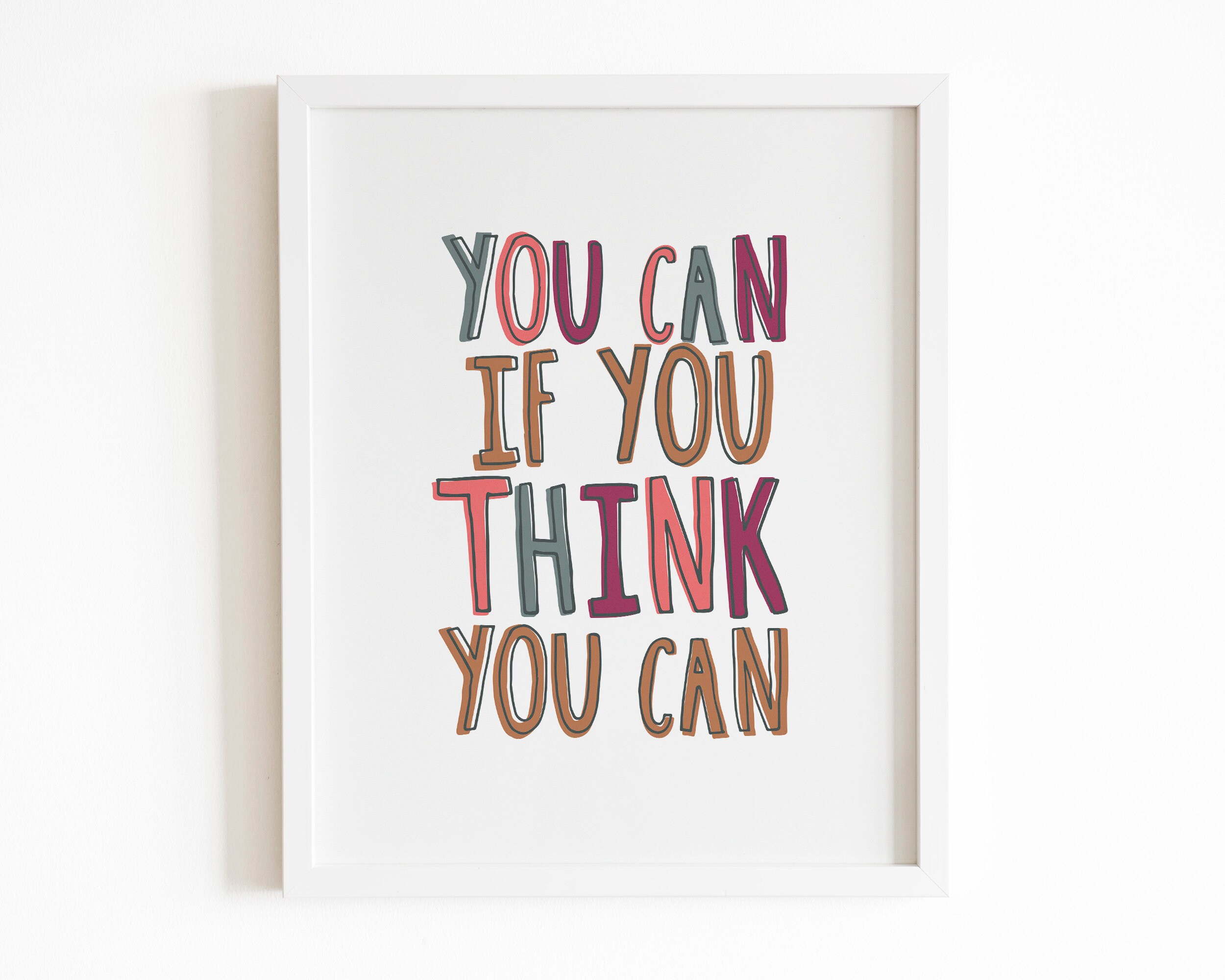 Positive Quote Wall Art Printable Sizes 16x20, 11x14, 8x10, & 5x7 ...