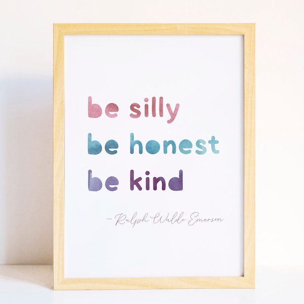 Be Silly Be Honest - Etsy