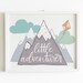 Little Adventurer Mountains Art Print 16x20, 11x14, 8x10, & 5x7 Unisex ...