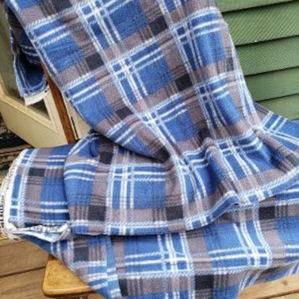 Plaid Fleece Fabric - Etsy