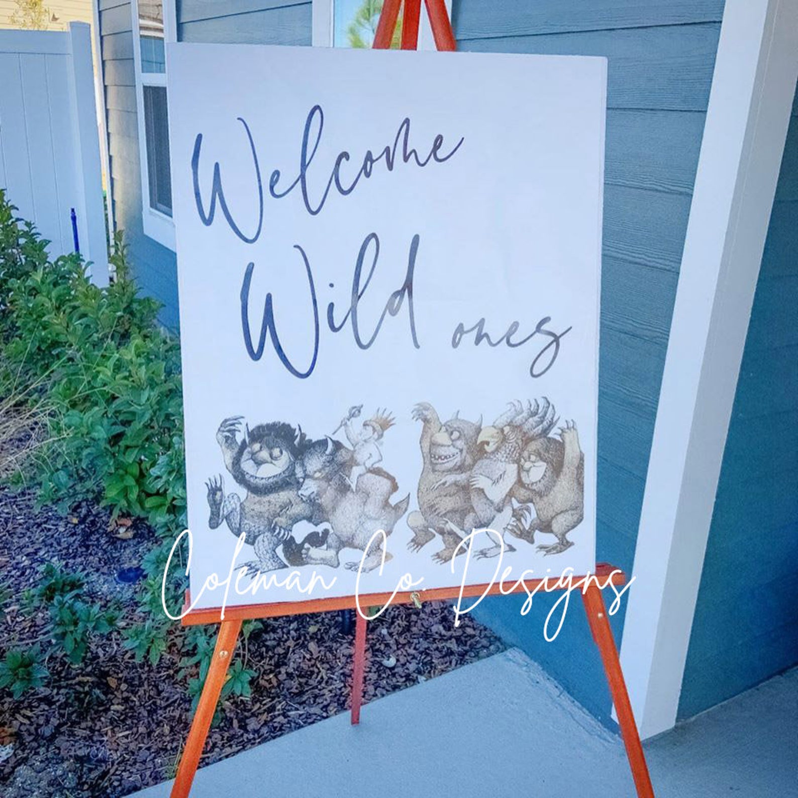 Welcome Wild Ones Printable Sign | Etsy