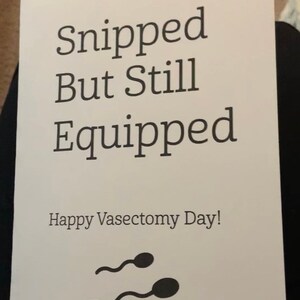 Vasectomy Card - Etsy