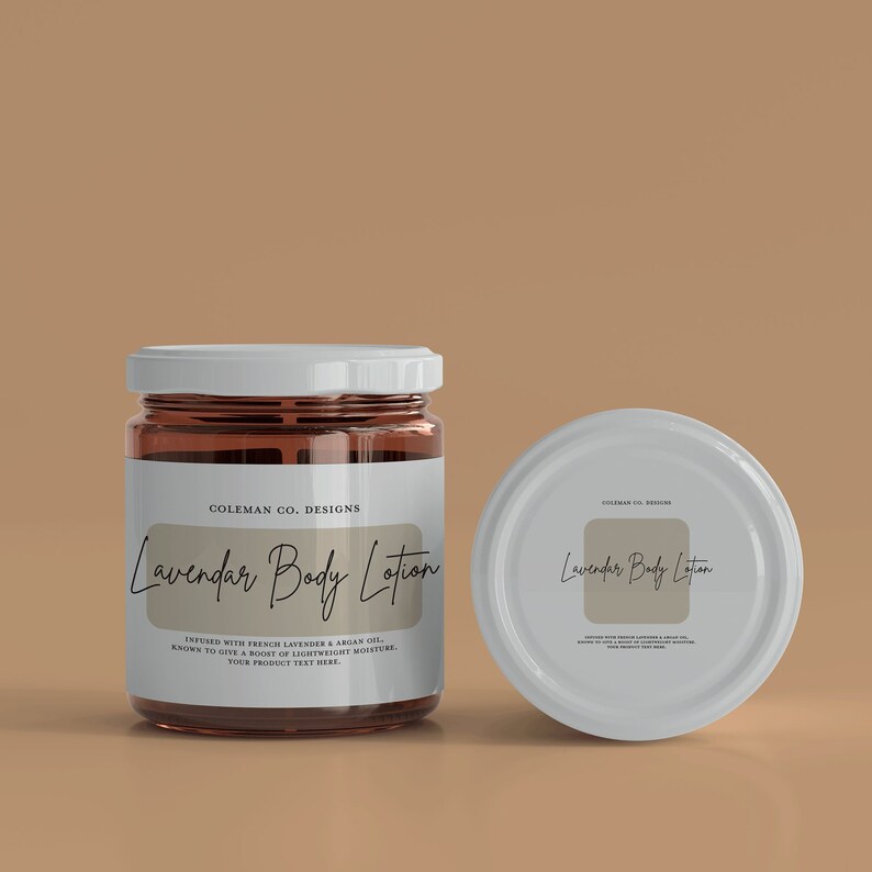 Product Label Premade Sticker Template INSTANT DOWNLOAD | Etsy