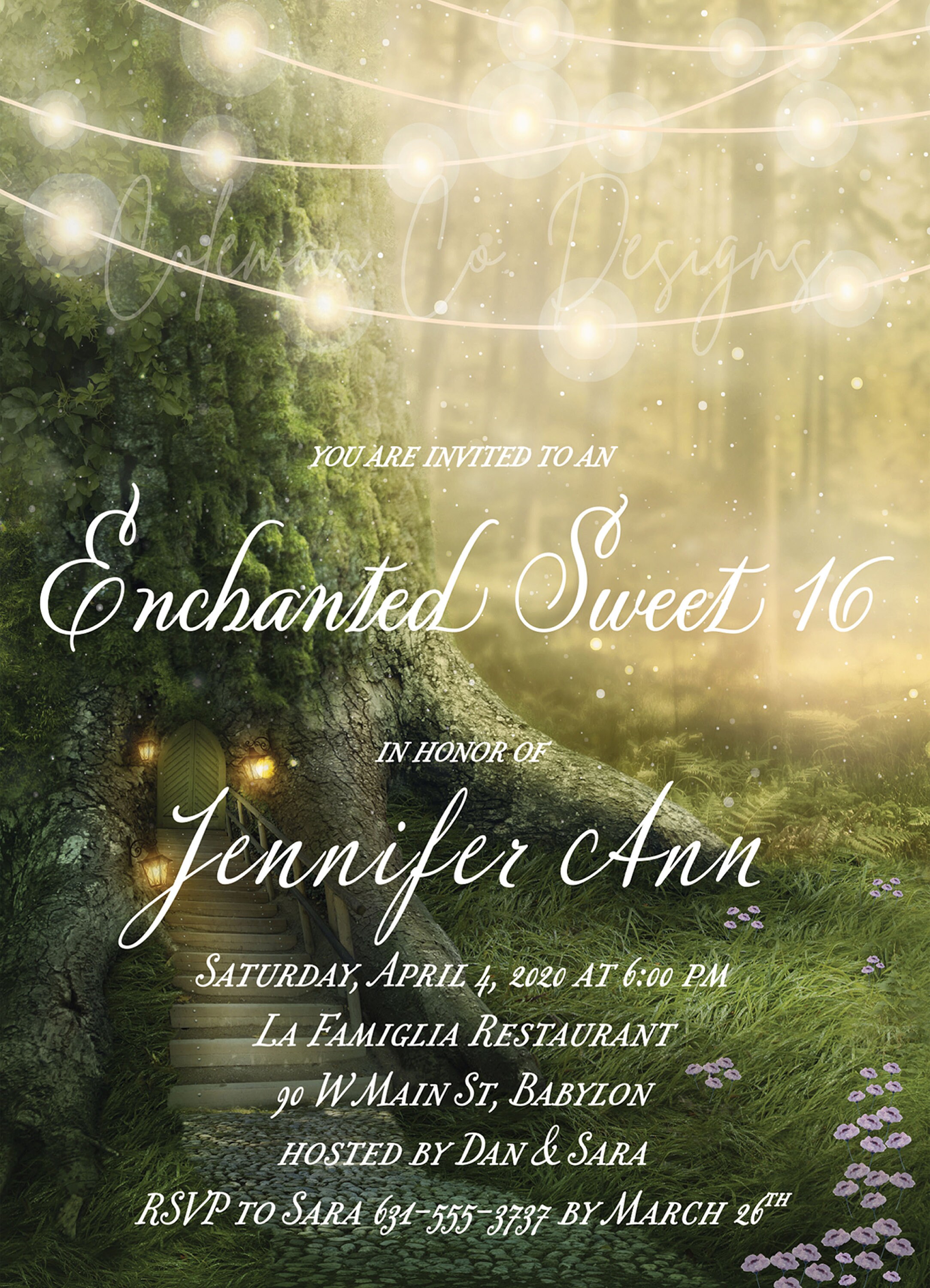 Enchanted Invitation INSTANT DOWNLOAD - Etsy