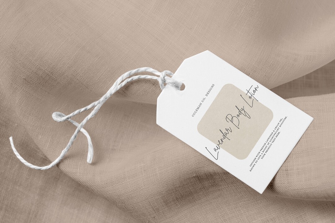 Product Label Premade, Sticker Template, INSTANT DOWNLOAD, Custom Label ...