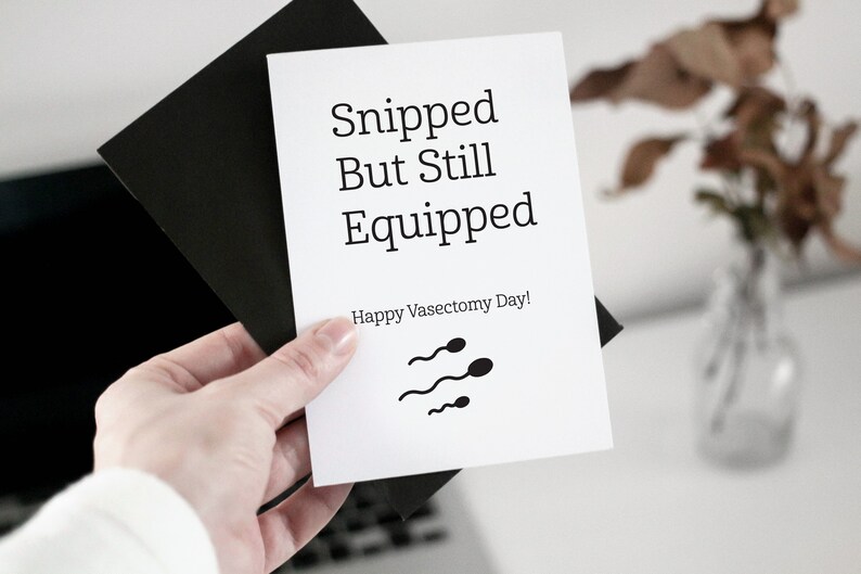 Vasectomy Card - Etsy