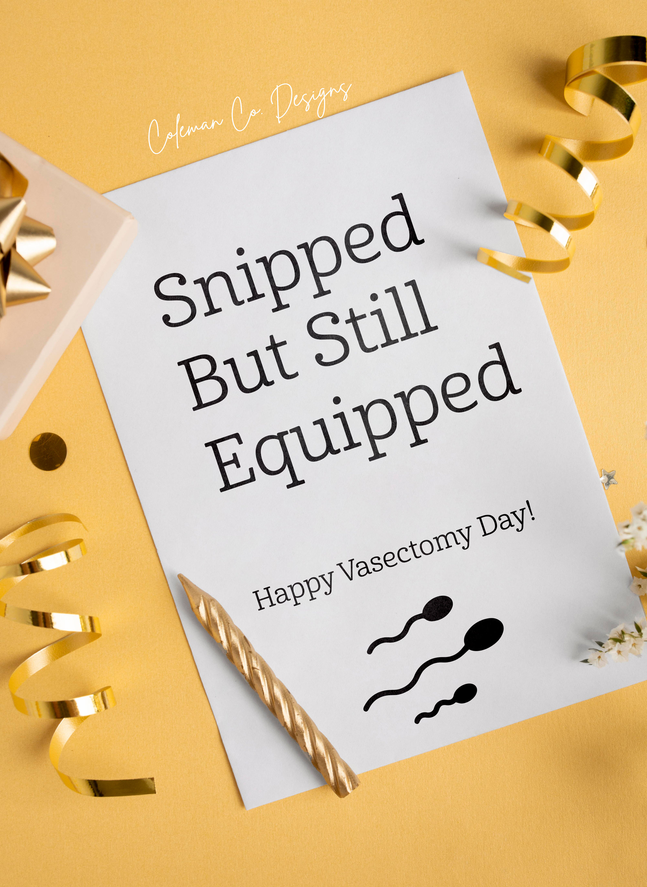 Vasectomy Card - Etsy