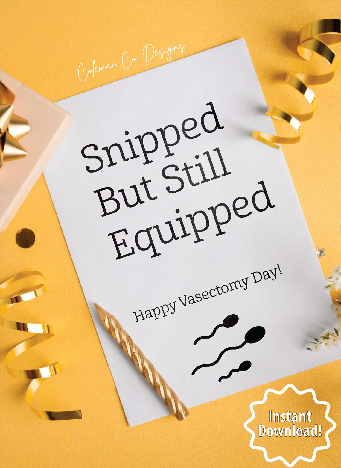 Vasectomy Card - Etsy