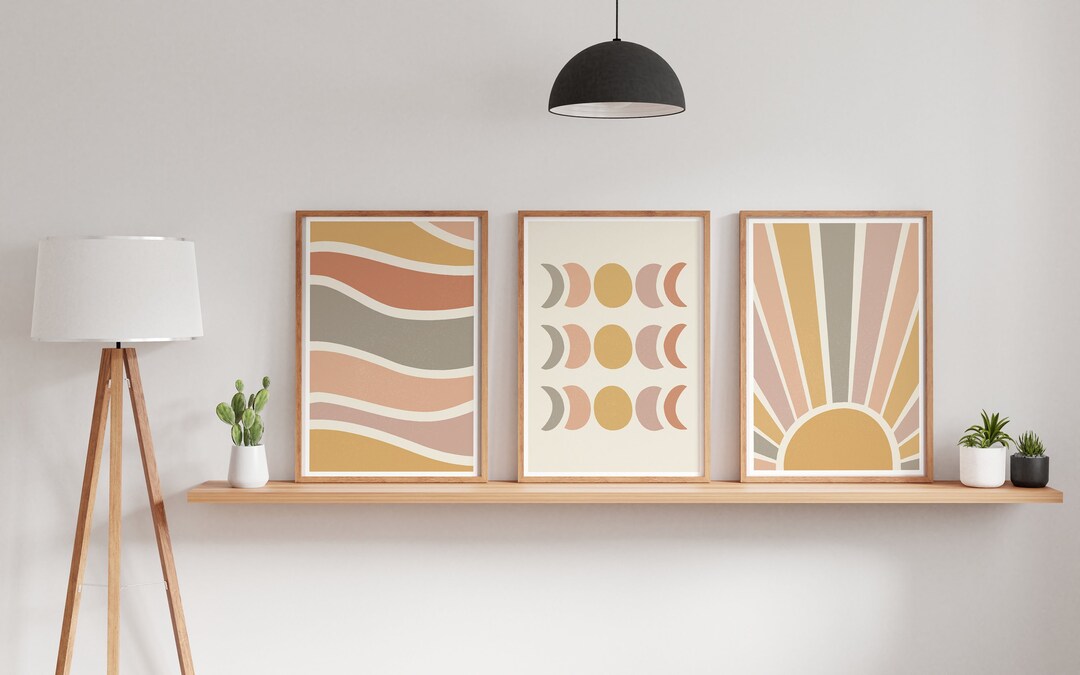 Boho Prints Bundle, 3 Pack of Printable Wall Decor, Instant Download - Etsy