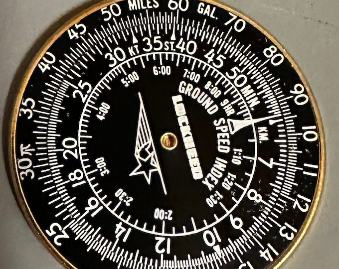 Vintage Lockheed California Company Circular Slide Rule and ...