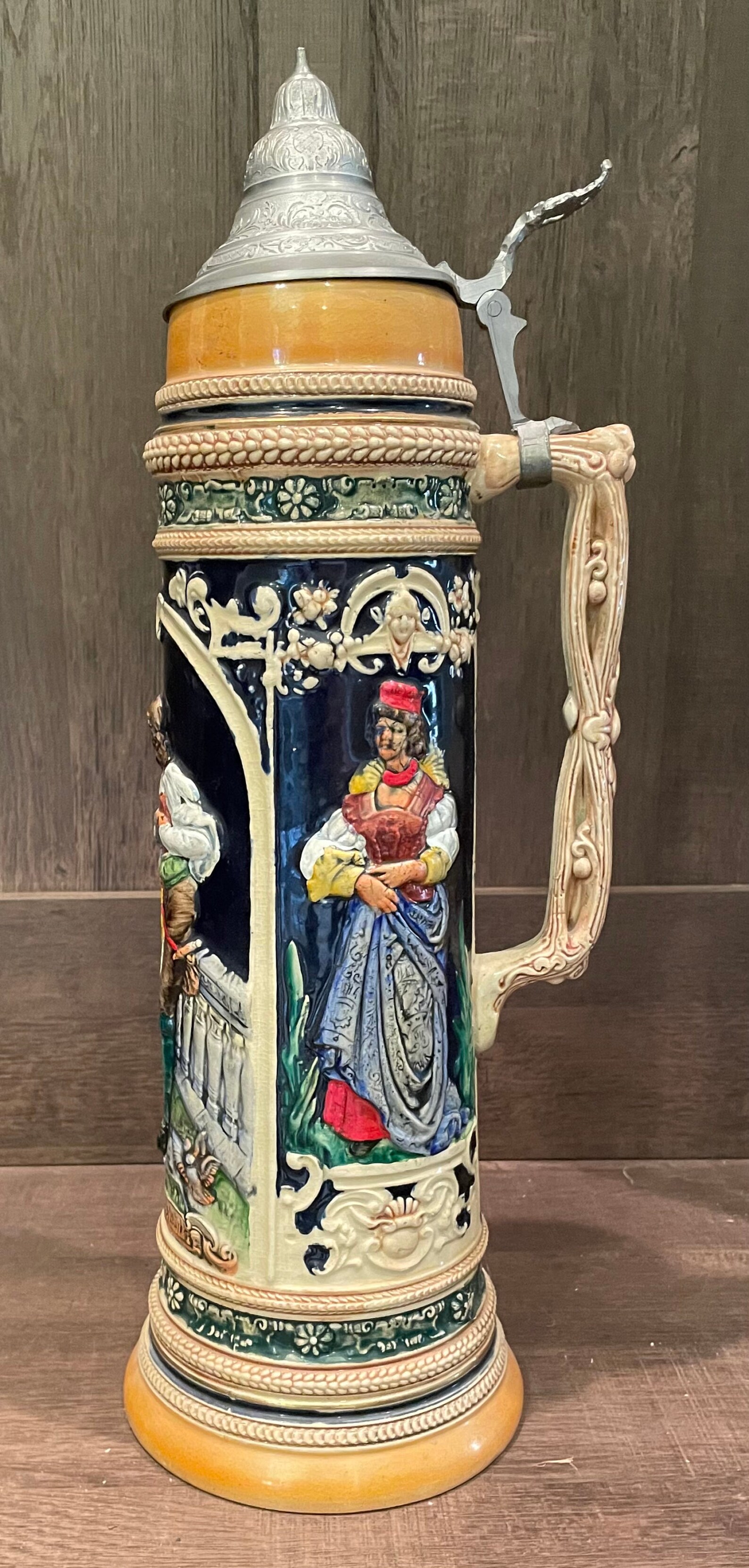 Vintage German Beer Stein 19 Inches Tall - Etsy