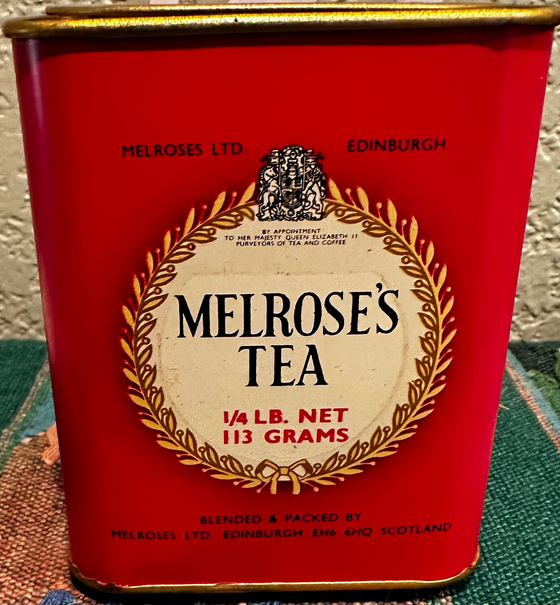 7 Vintage Tea Tins and 1 Wooden Tea Box - Etsy