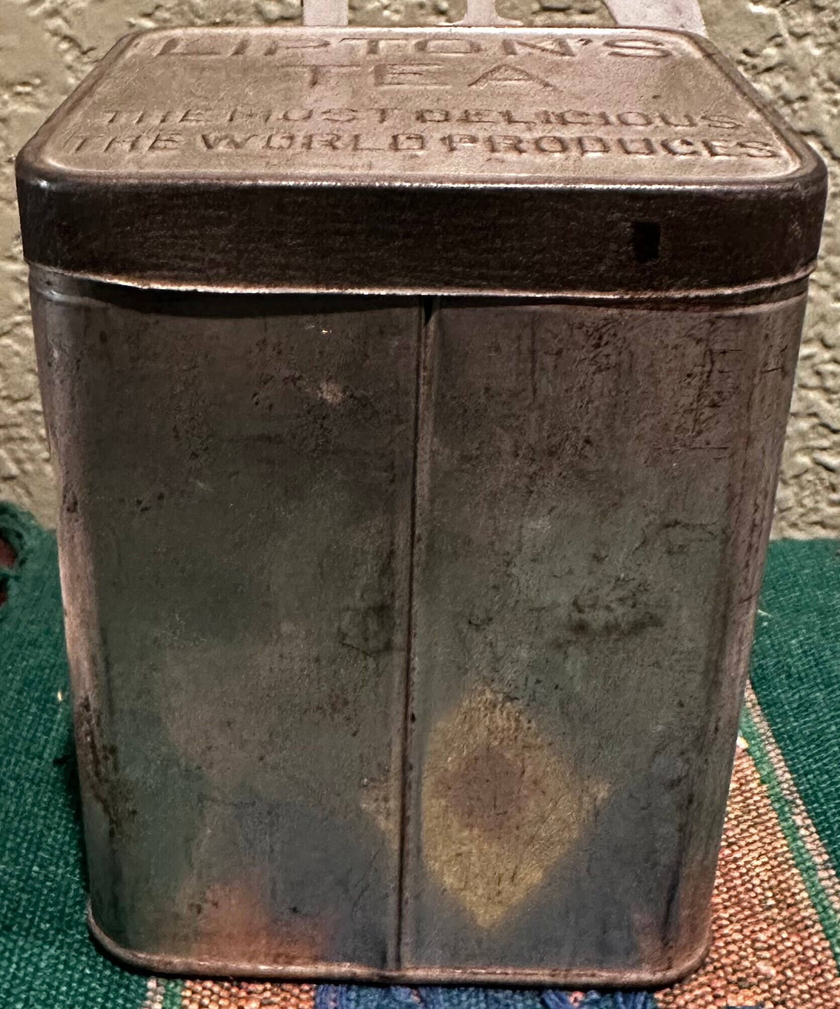 7 Vintage Tea Tins and 1 Wooden Tea Box - Etsy