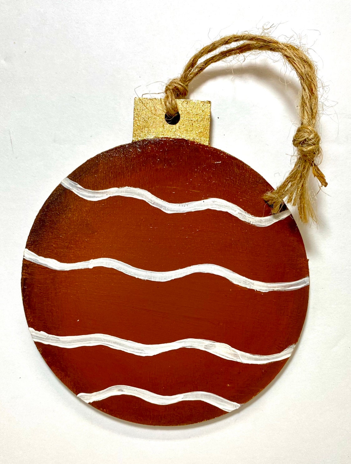 HANDMADE Acrylic Gingerbread Man Art Flat Wood Ornament - Etsy