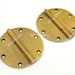 2.67" Inches Diameter Vintage ROUND Ordinary Hinge / Hinges Cabinet ...