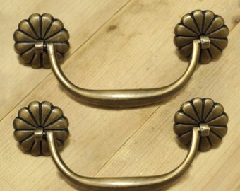 Rosette drawer pulls | Etsy