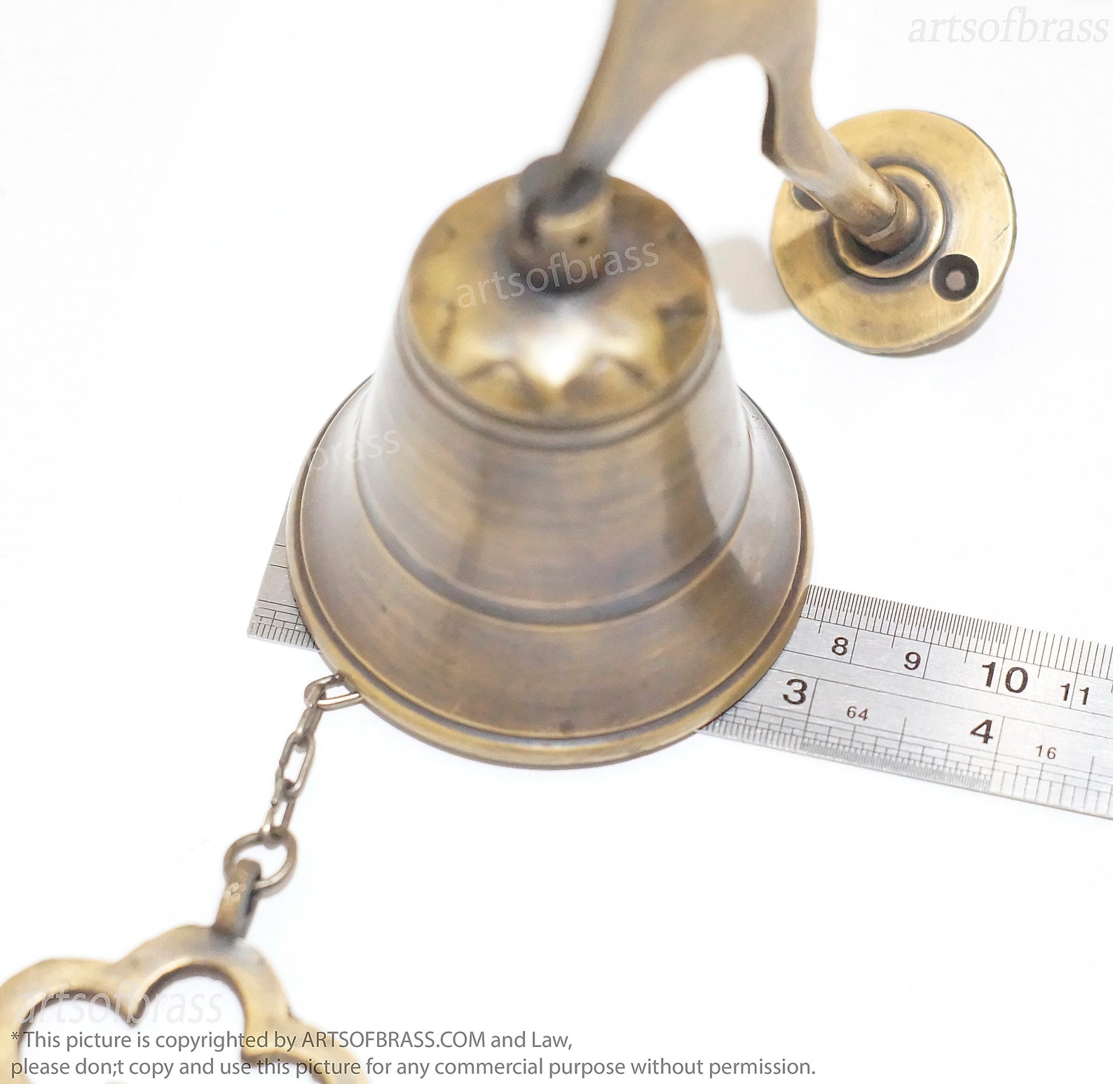 Solid Brass Vintage Fine Door Bell Front Door Bell Door - Etsy UK