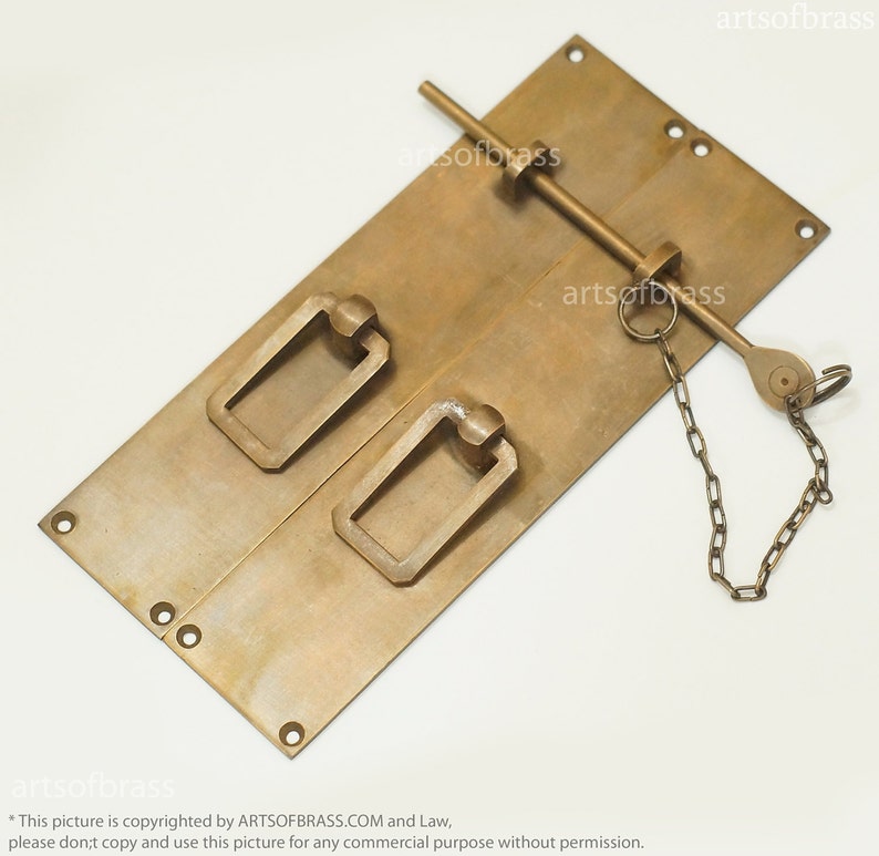 8.62 Inches Vintage Solid Brass Retro Long Drawer LATCH - Etsy