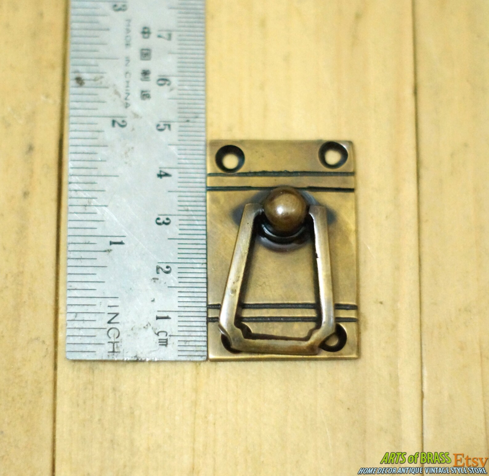 1.81" Lot of 6 Pcs Vintage RETRO Western Square Drop Pull Hardware ...