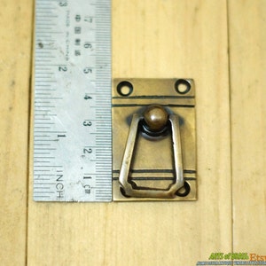 1.81" Lot of 6 Pcs Vintage RETRO Western Square Drop Pull Hardware ...