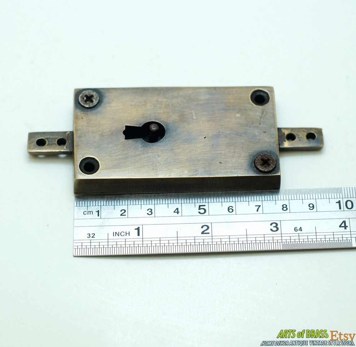 Set Vintage Victorian Double Lock With Antique Key LOCK and | Etsy