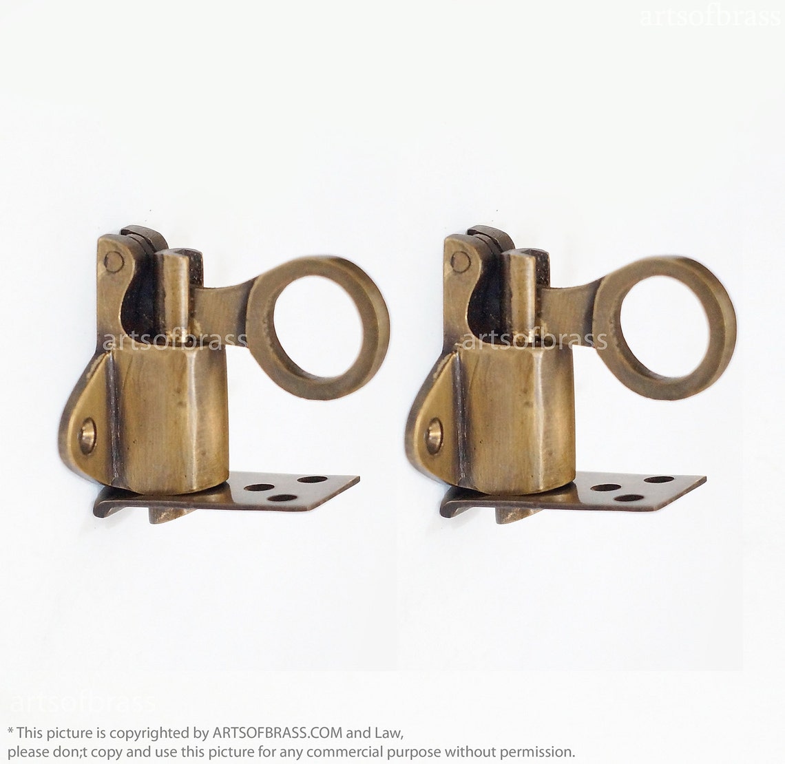 Vintage Western Windows Hold Latch Lock Antique Solid Brass Window Door ...