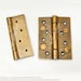 3.70 Inches Vintage Brass Star Hinge / Hinges Antique Cabinet Door ...