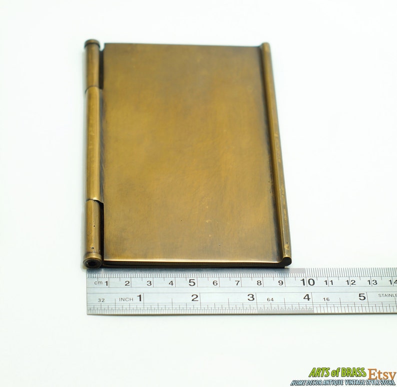 5.19" 1 Pcs Vintage Retro Big Basic Plain Plate Hinges Style Solid ...