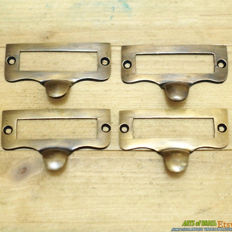 Label Drawer Pull - Etsy